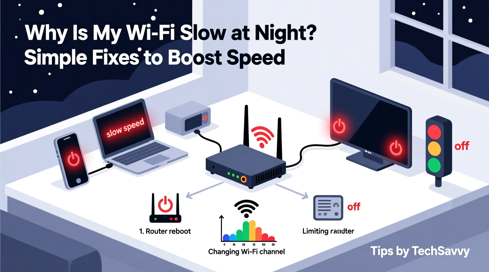 Why Is My Wifi Slow At Night Simple Fixes To Boost Speed