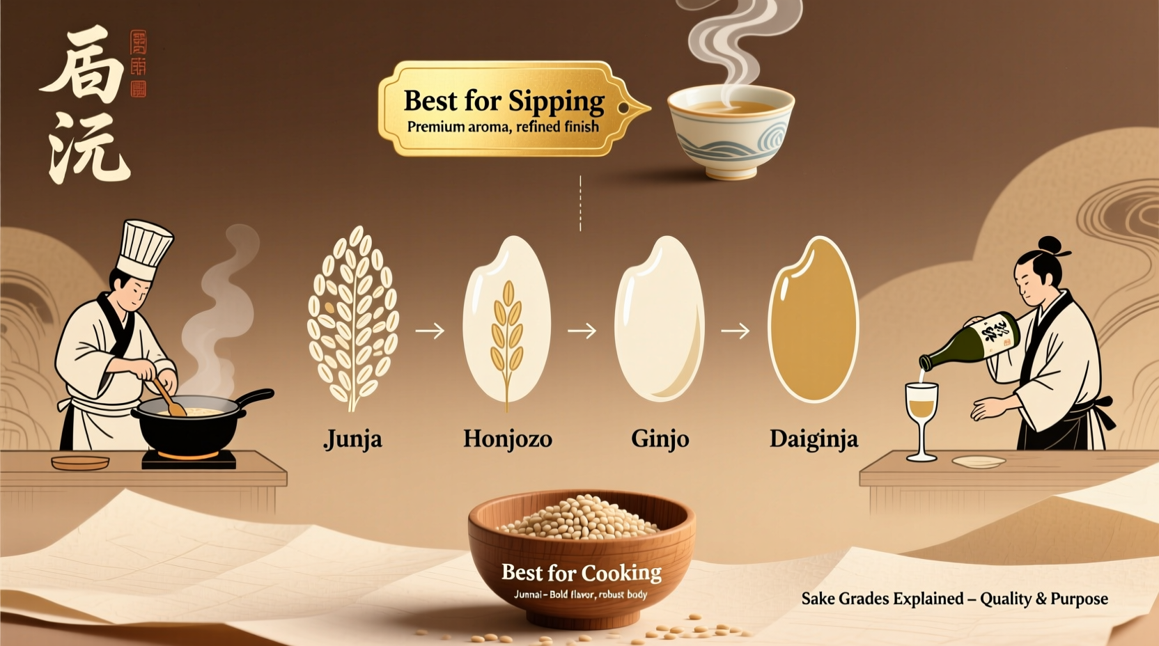 Sake Grades Explained Which Type Is Best For Cooking Vs Sipping