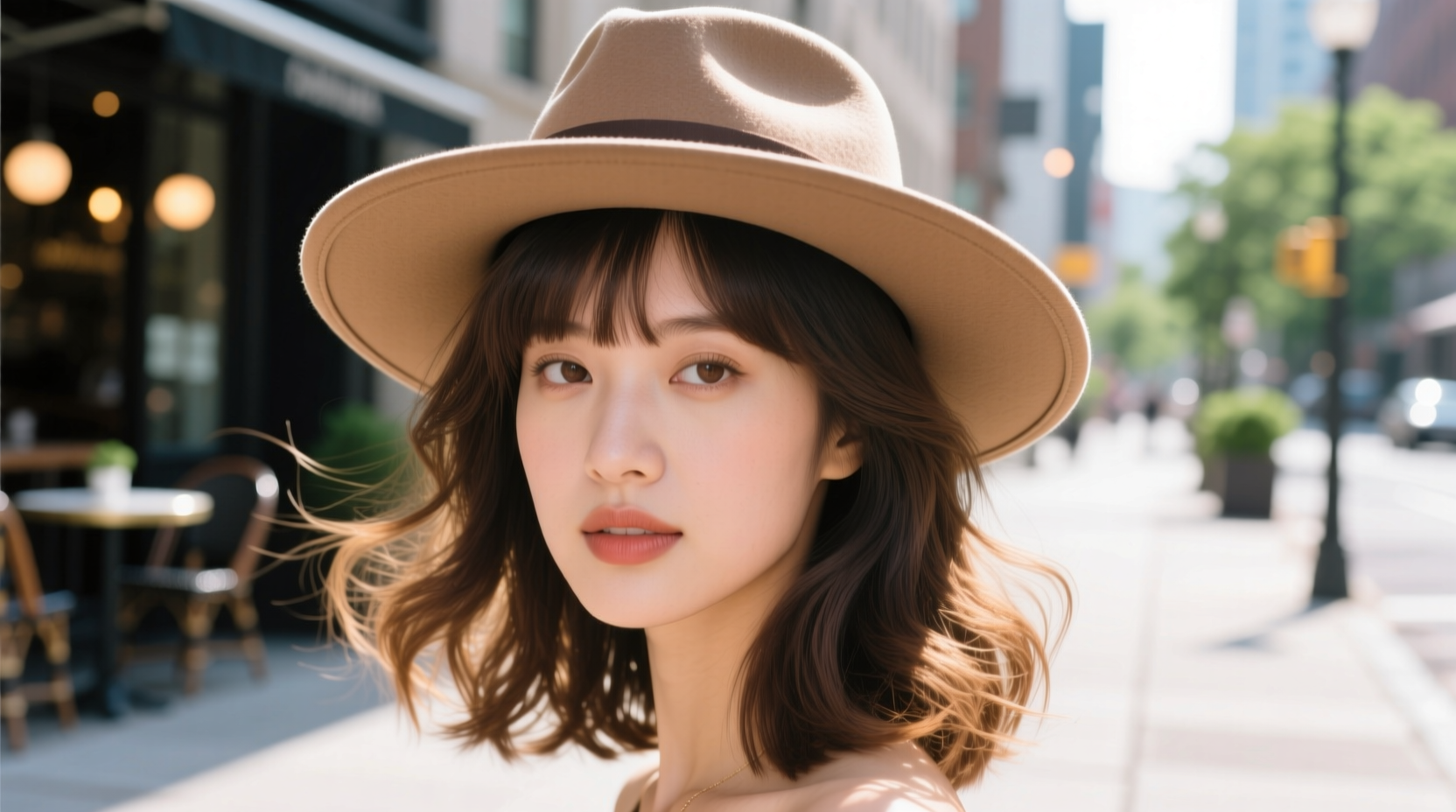 How To Style Bangs With A Hat Without Flattening Them All Day
