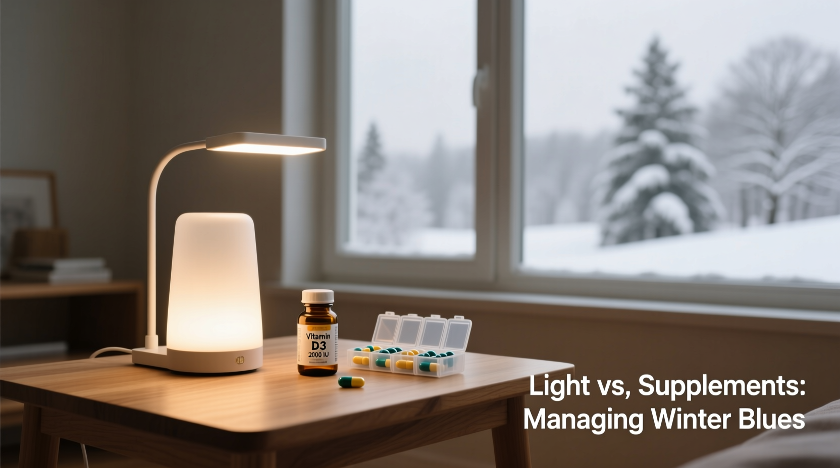 Sad Lamp Therapy Vs Vitamin D Supplements Effectively Managing Winter Blues