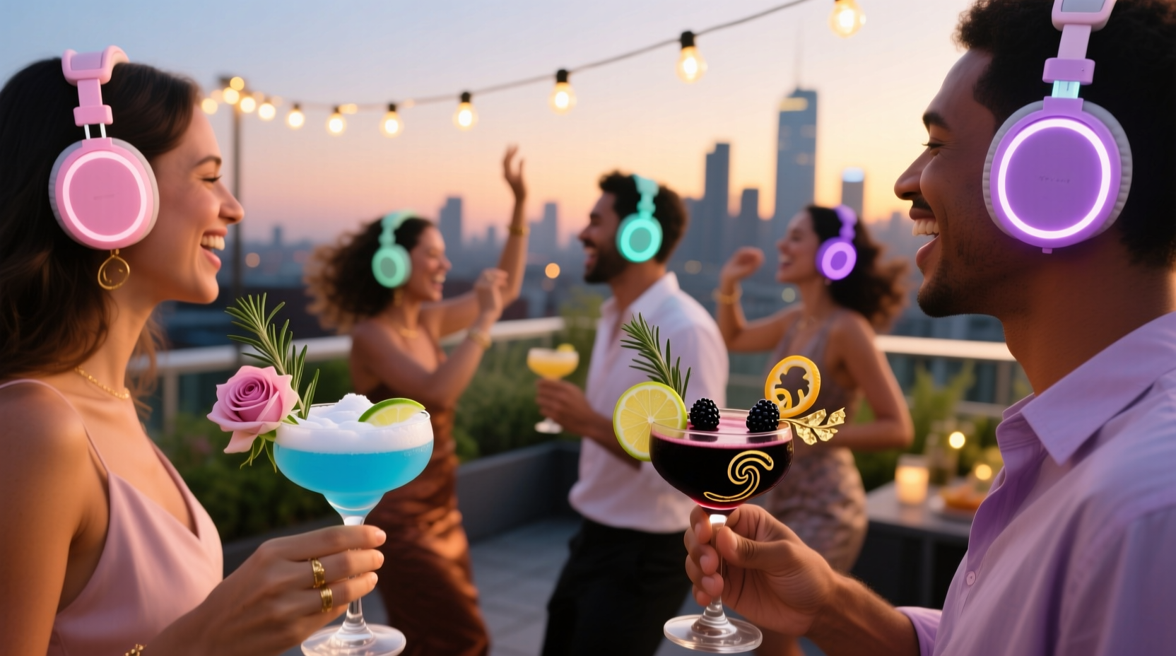 How To Host A Silent Disco With Signature Cocktail Pairings