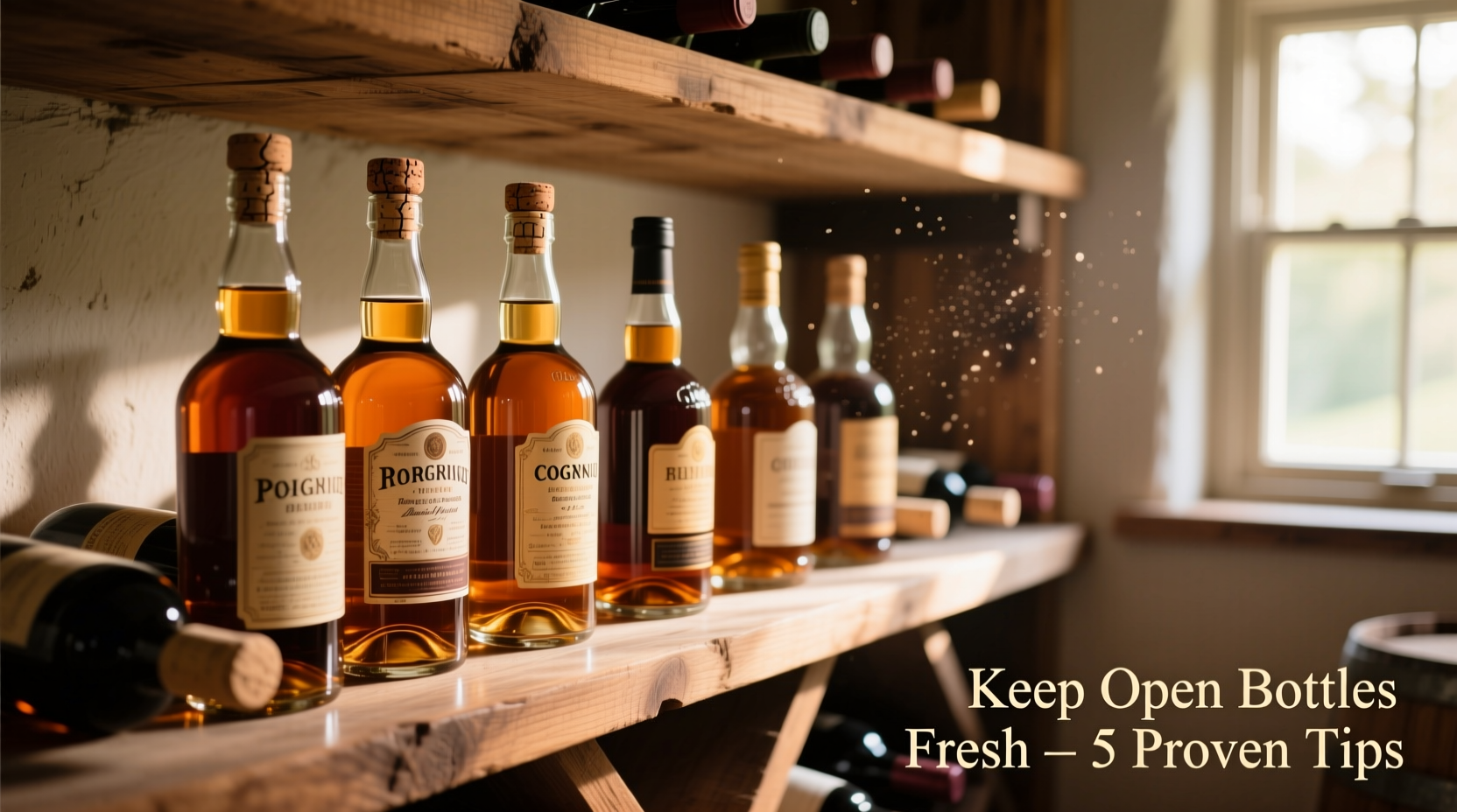 How To Safely Store Open Bottles Of Liquor Without Losing Flavor Fast