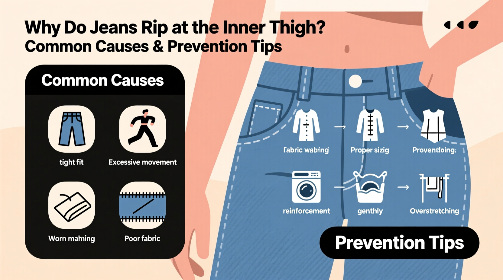 Why Do My Jeans Rip At The Inner Thigh Common Causes And Prevention Tips