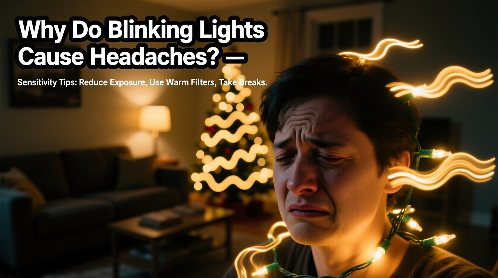 Why Do Blinking Christmas Lights Give Me A Headache Sensitivity Tips