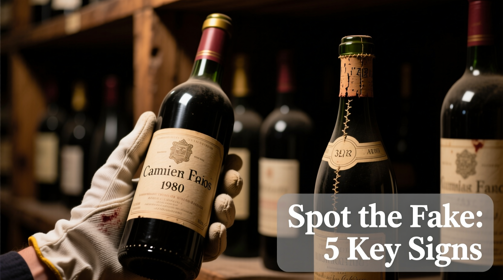 How To Spot Fake Wine Bottles When Buying Vintage Vintages