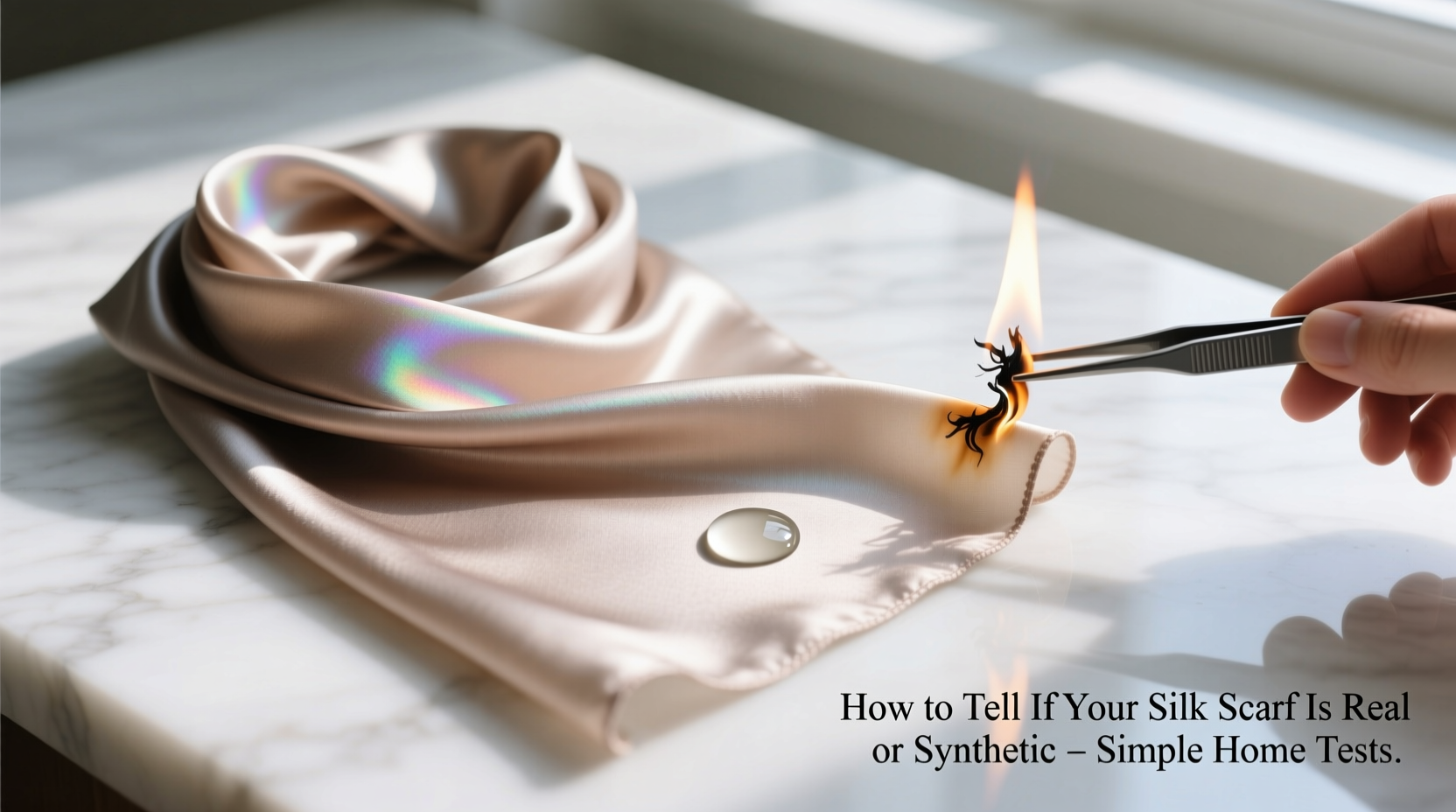 How To Tell If Your Silk Scarf Is Real Or Synthetic With Simple Home Tests