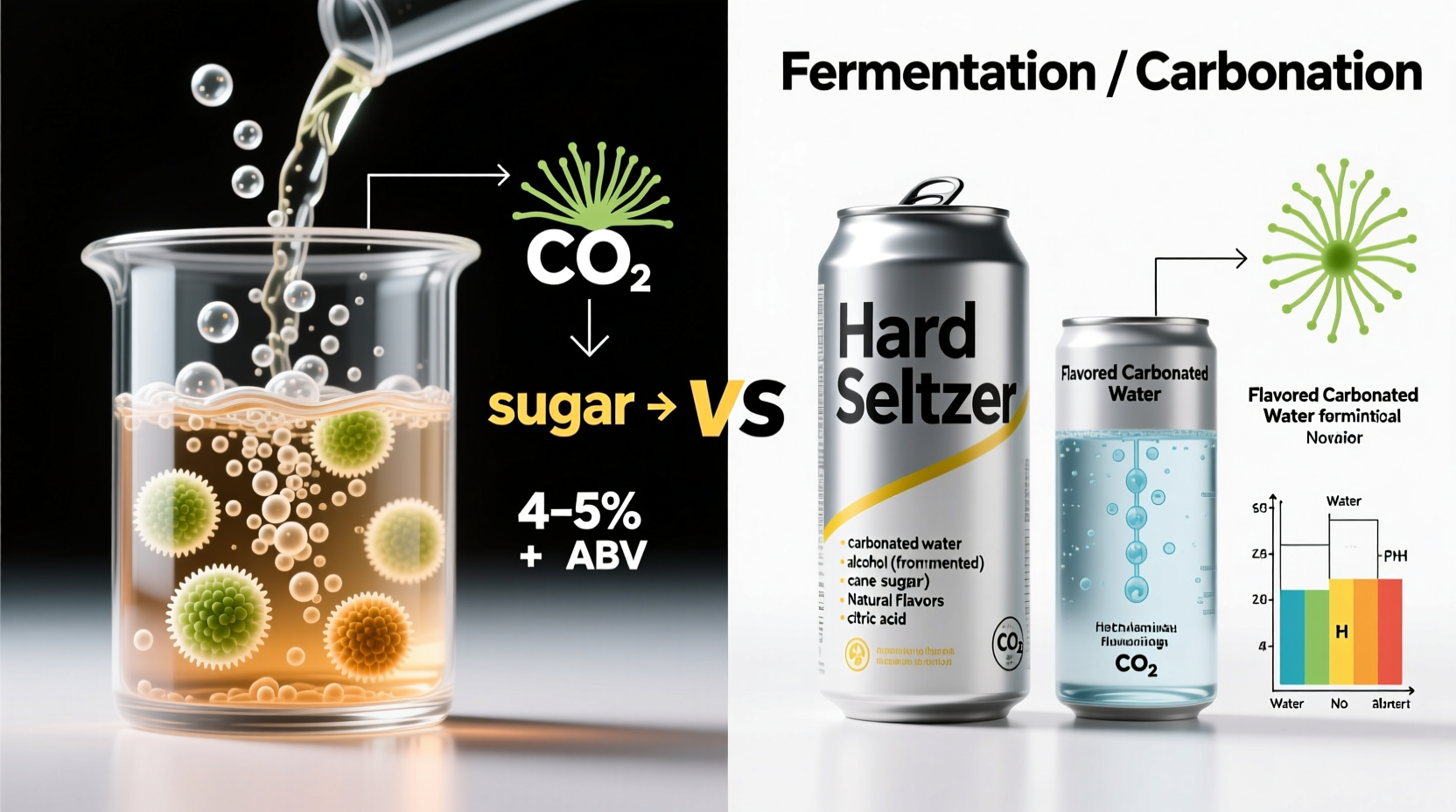 Is Canned Hard Seltzer Actually Fermented Or Just Flavored Carbonated Water