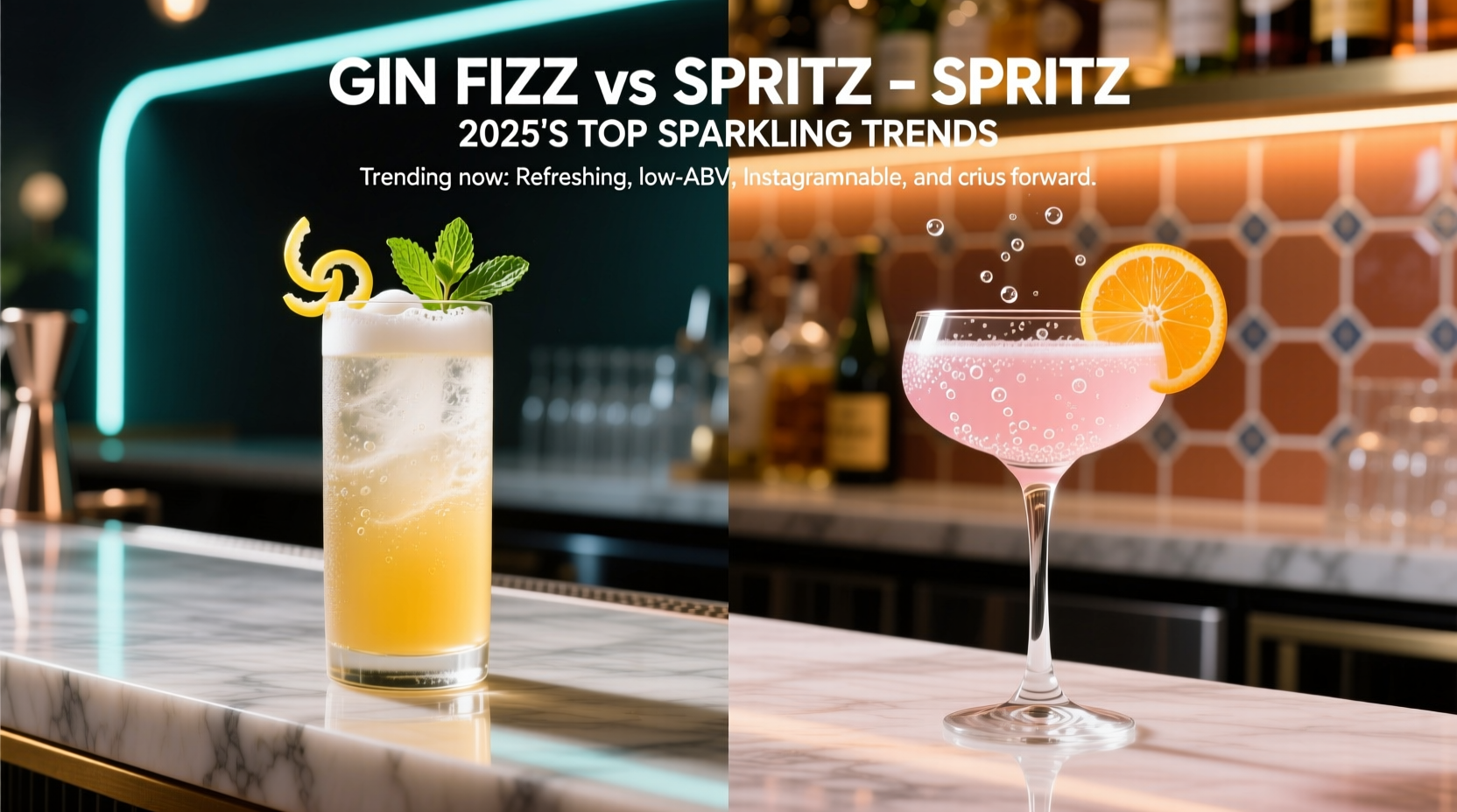Gin Fizz Vs Spritz Which Sparkling Cocktail Is Trending In 2025