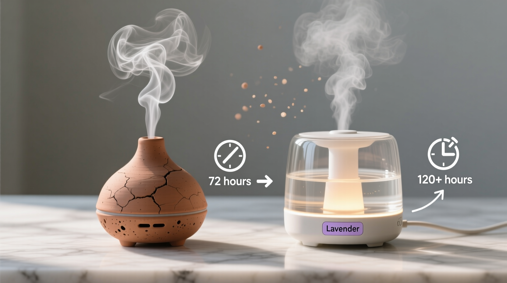 Clay Diffuser Vs Electric Essential Oil Diffuser Which Scent Lasts Longer