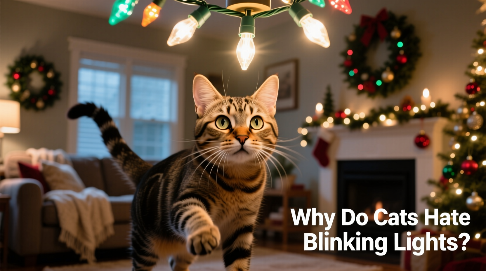 Can Cats Sense Blinking Christmas Lights And Why It Stresses Them Out