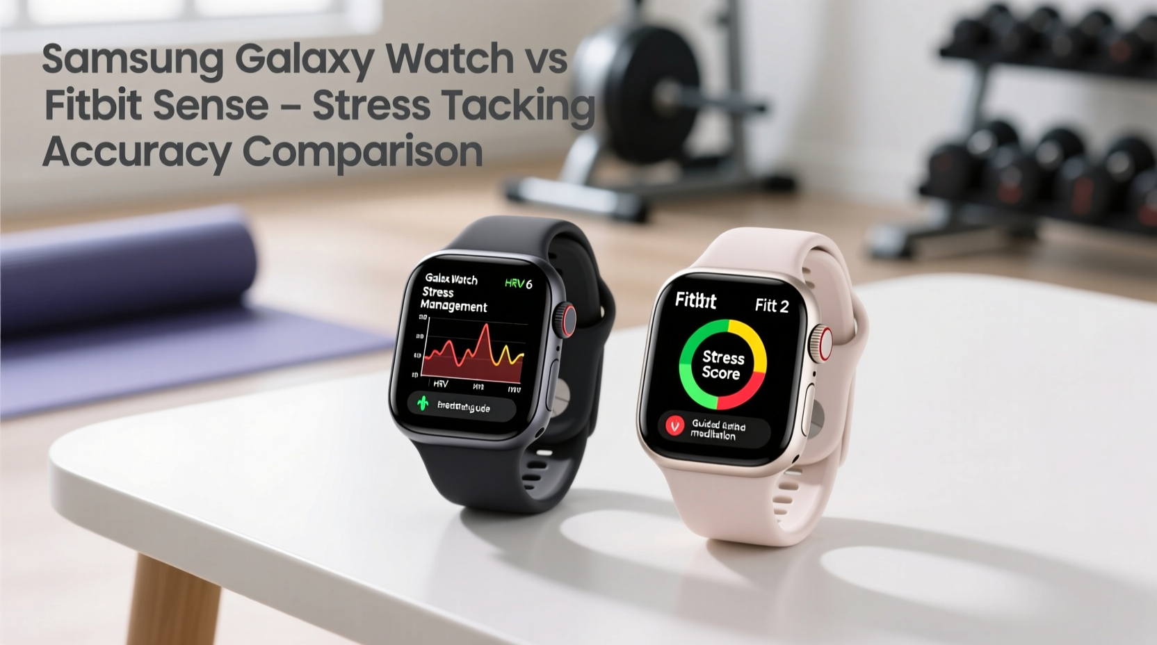 Samsung Galaxy Watch Vs Fitbit Sense Which Smartwatch Tracks Stress Better