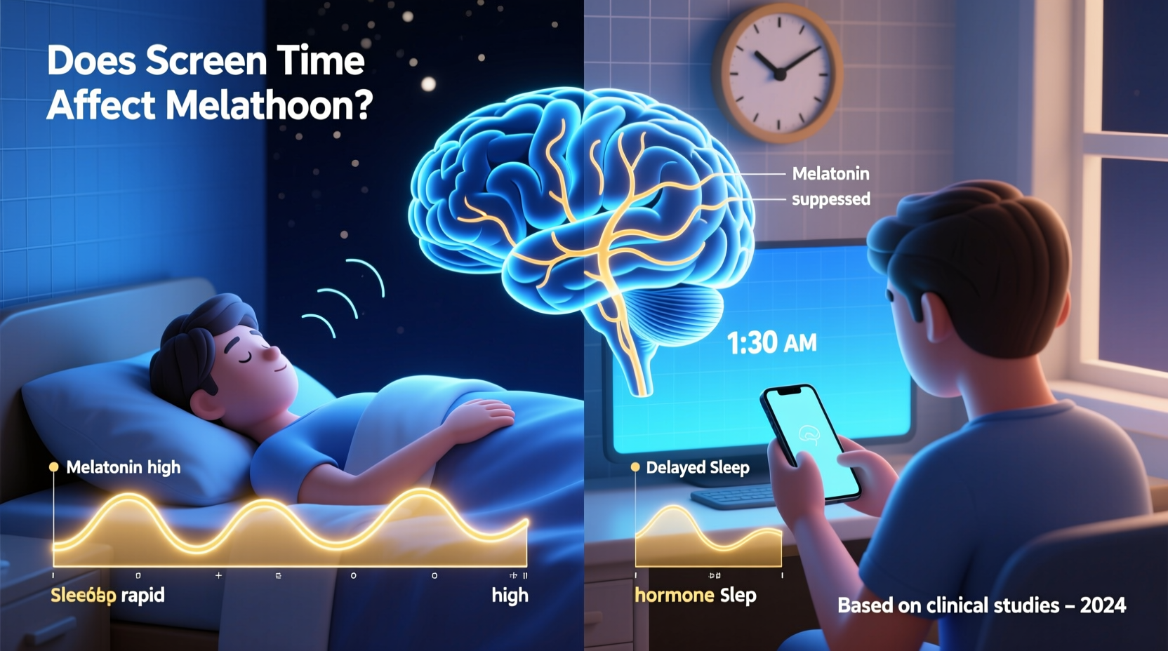 Does Screen Time Really Affect Melatonin Levels And Sleep Onset