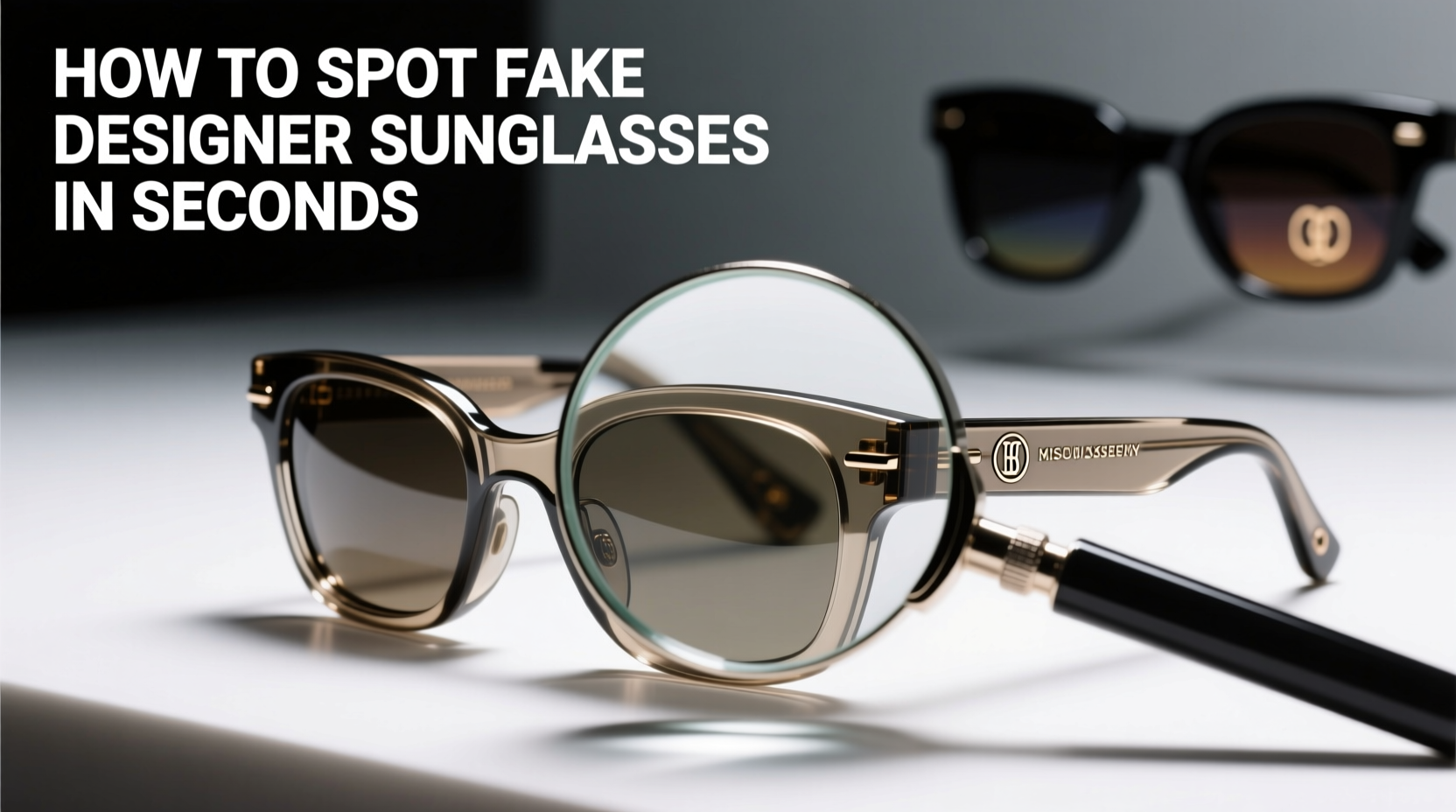 How To Spot Fake Designer Sunglasses In Seconds