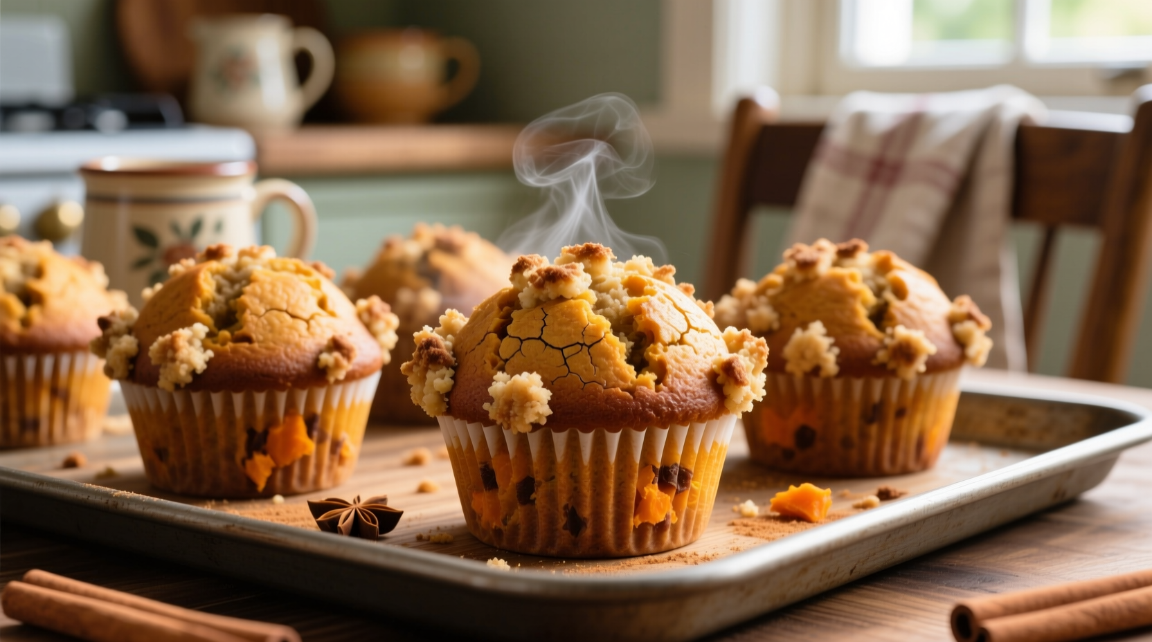 Receita Autêntica de Muffins de Batata-Doce | Passo a Passo