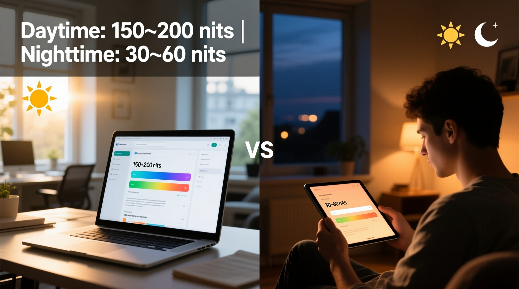 How To Choose The Right Screen Brightness For Your Eyes During Day And ...