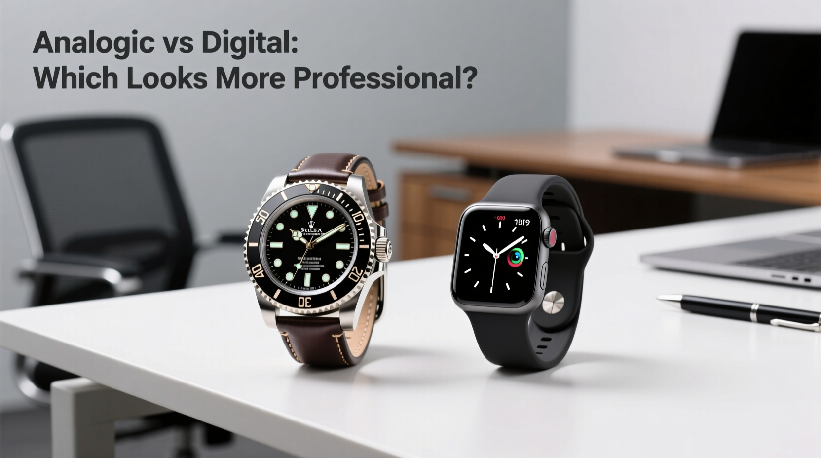 Analog Watch Vs Digital Watch Which Looks More Professional At Job ...