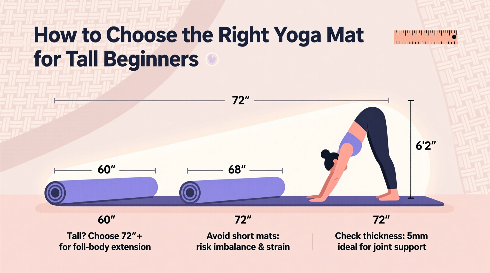 How To Choose The Right Size Yoga Mat For Tall Beginners Comfort And ...