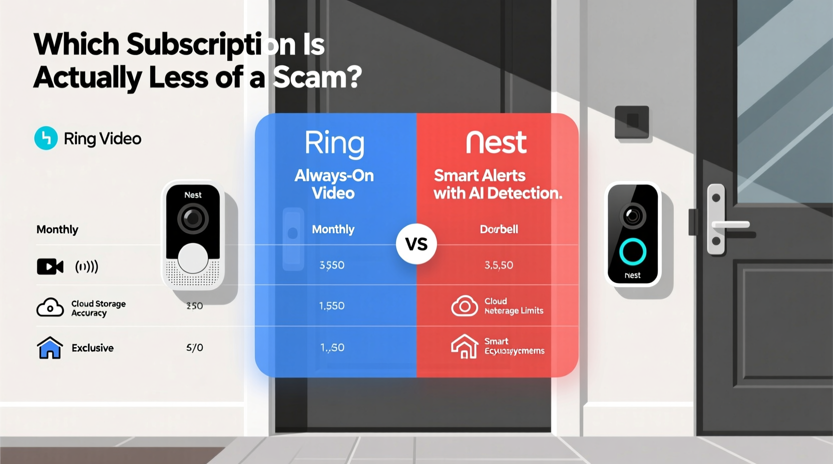 Ring Video Doorbell Vs Nest Doorbell Which Subscription Is Actually ...