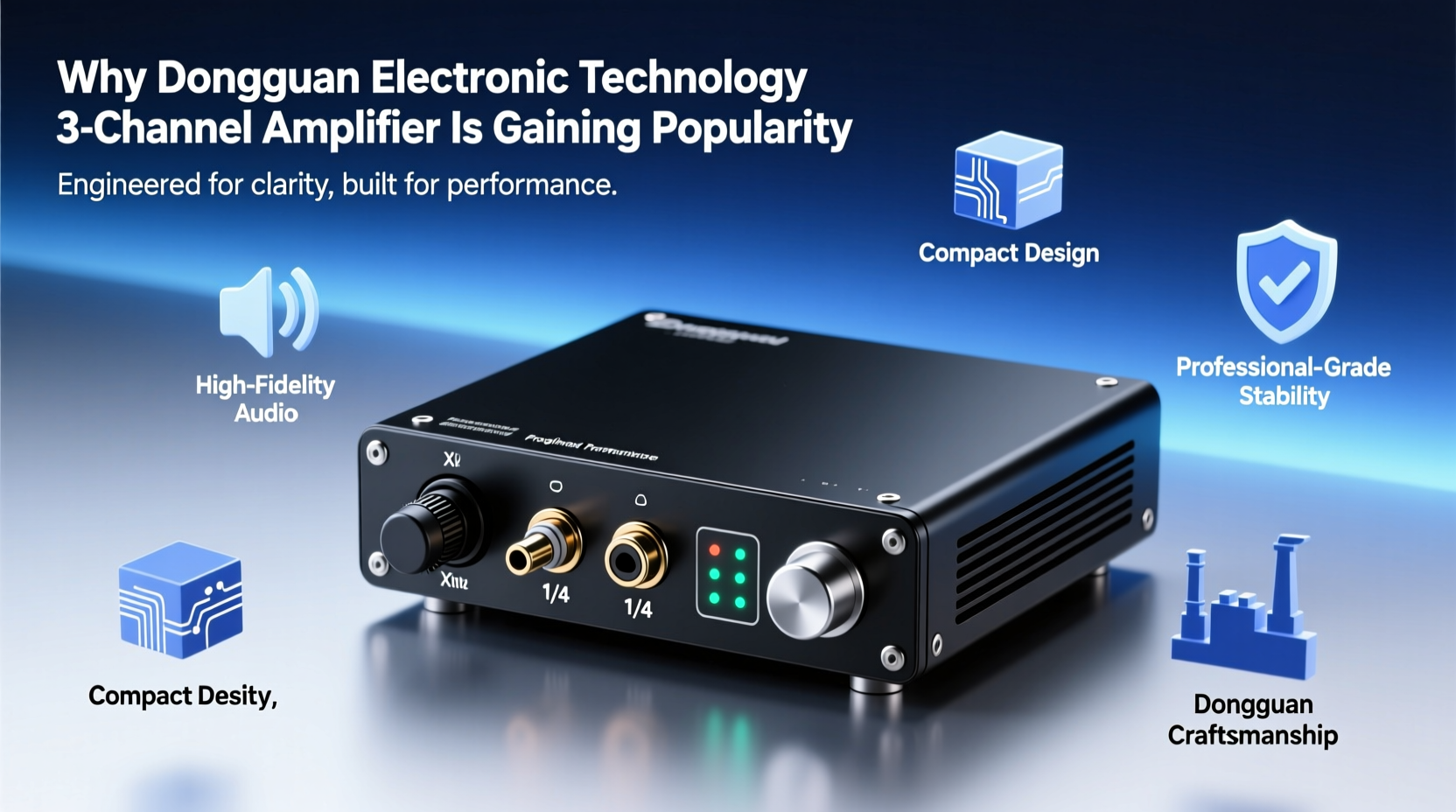 How to Choose the Best Dongguan Electronic Technology 3 Channel Amplifier