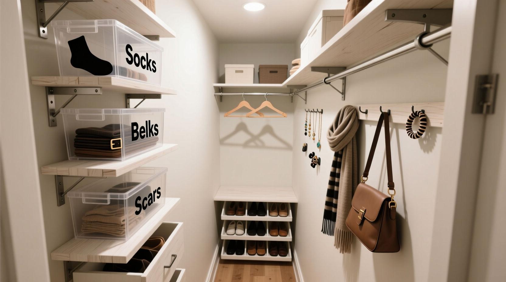 How To Organize A Tiny Closet Using Vertical Space Hacks That Really Work