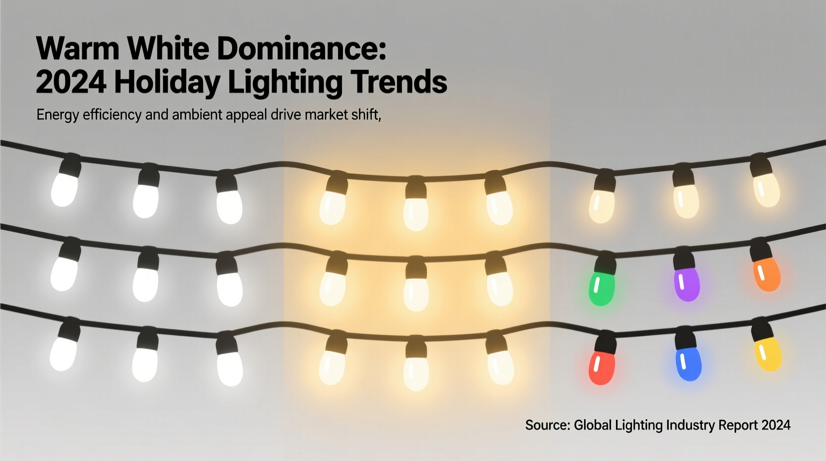 Why Are Some Christmas Lights Only Sold In Warm White Now