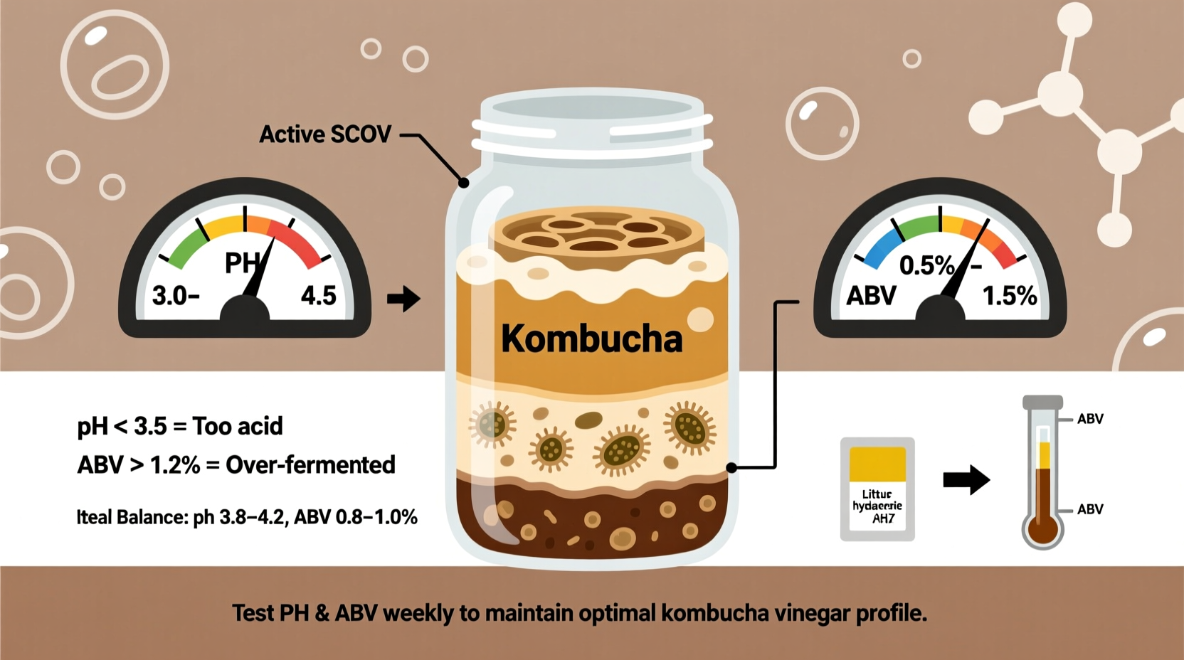 Why Does My Kombucha Vinegar Taste Overly Alcoholic And How To Test PH ...