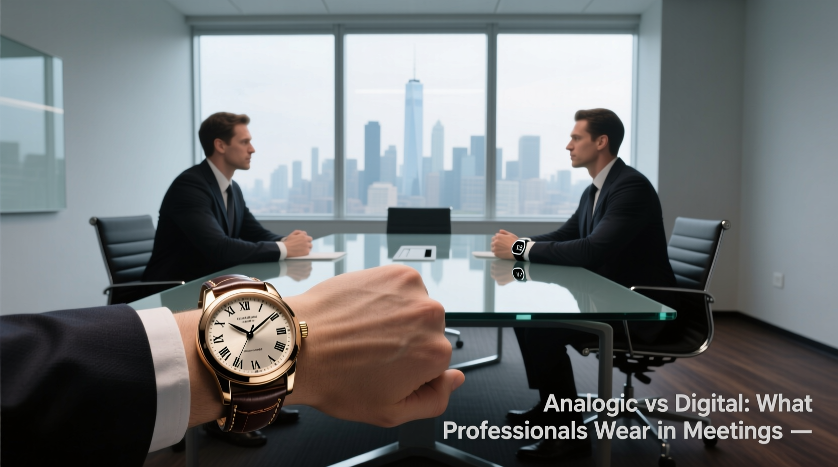 Analog Watch Vs Digital Watch Which Do Professionals Wear In Meetings