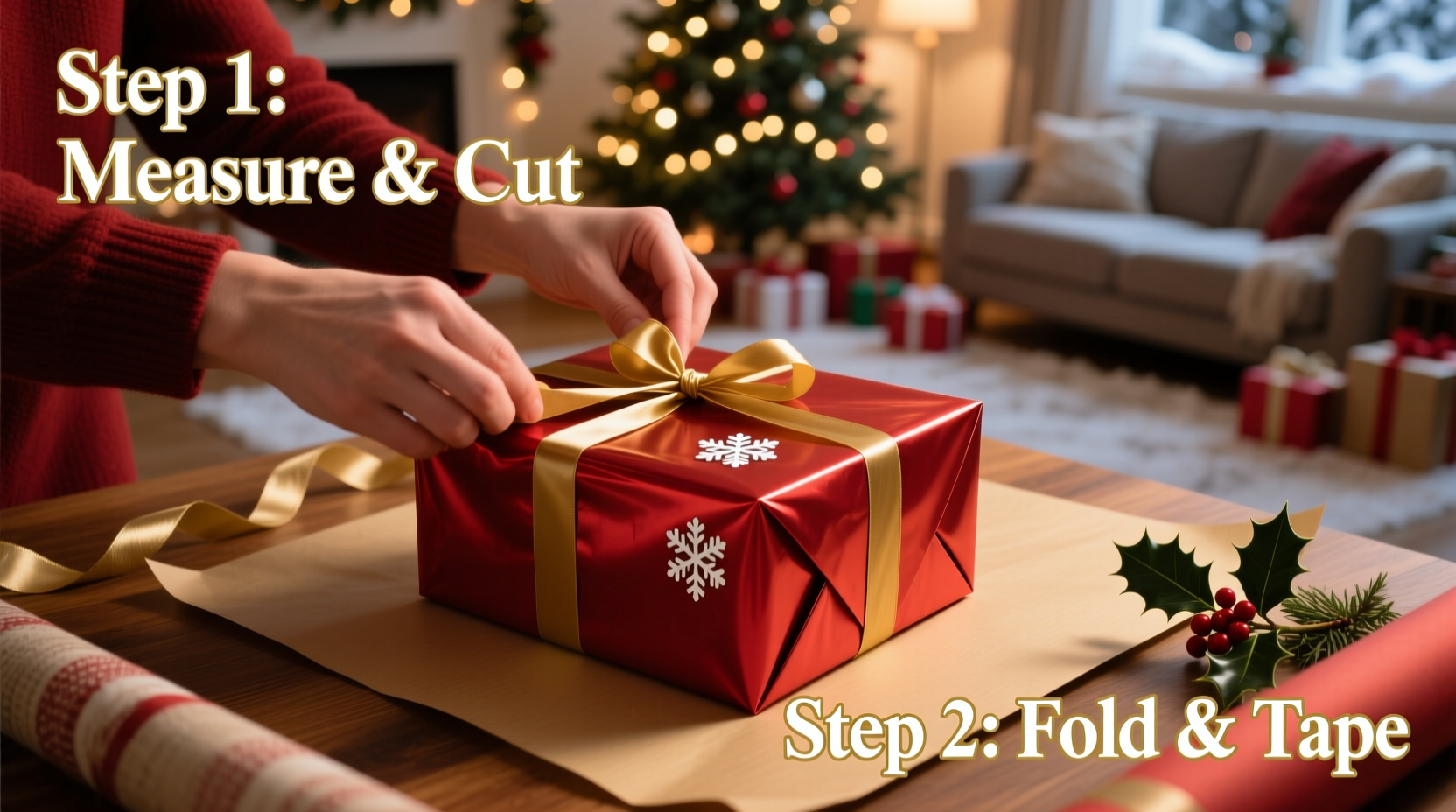 How to Wrap Christmas Gifts: A Step-by-Step Guide