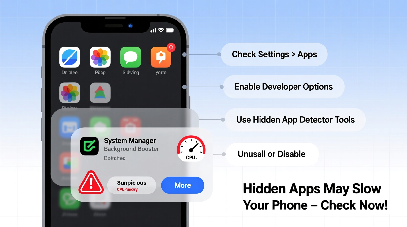 How To Find Hidden Apps On Android That Could Be Slowing Your Phone