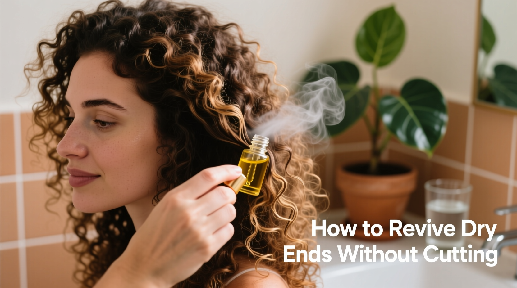 How To Revive Dry Ends On Curly Hair Without Cutting It Short