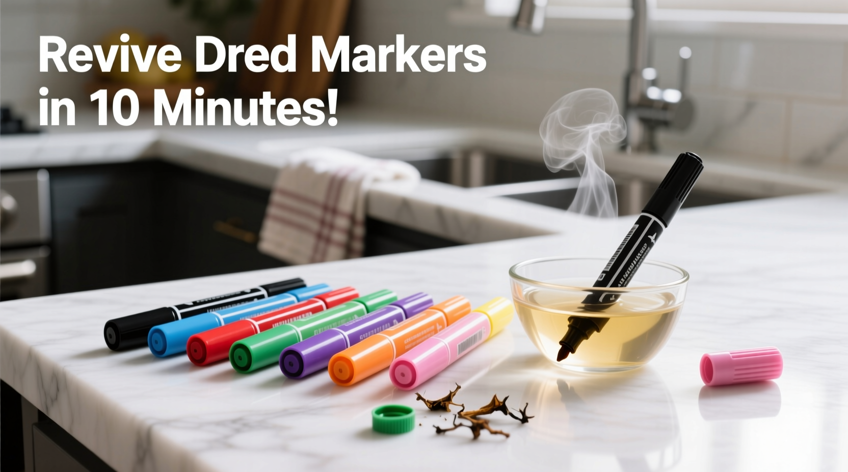 How To Revive Dried Out Markers With A Simple Household Trick