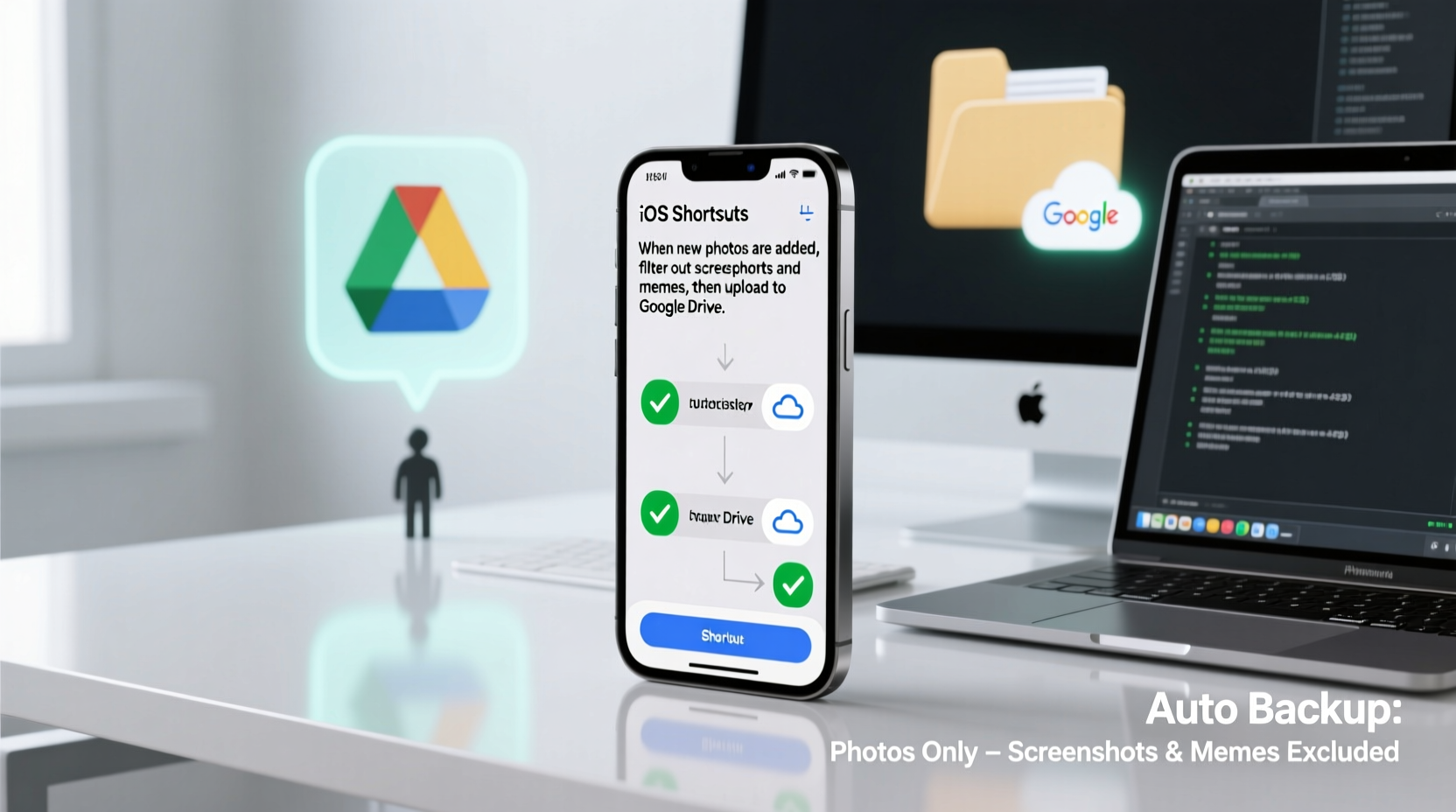 Auto Backup iPhone Photos to Google Drive