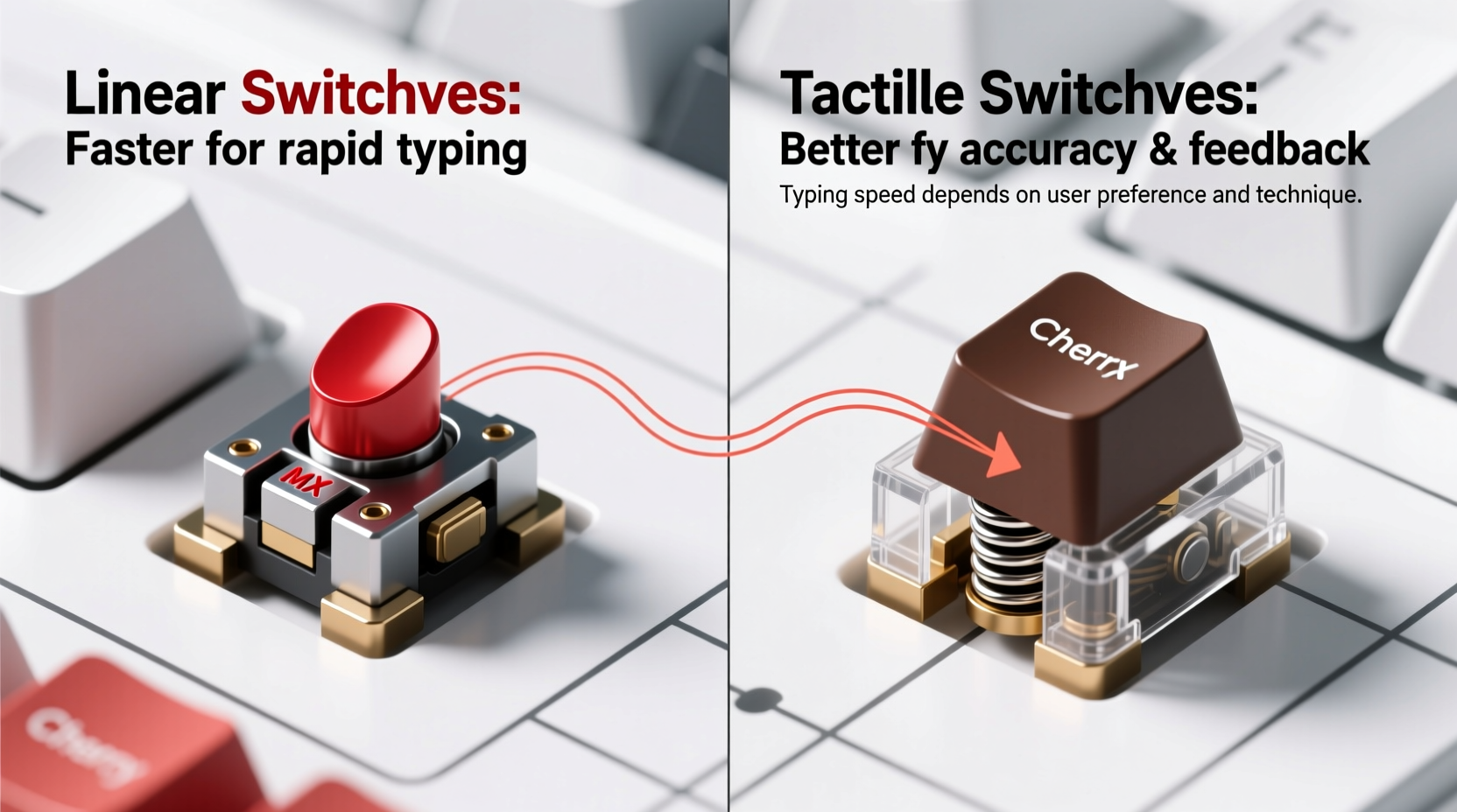 Mechanical Keyboard Linear Vs Tactile Switches Which One Actually ...
