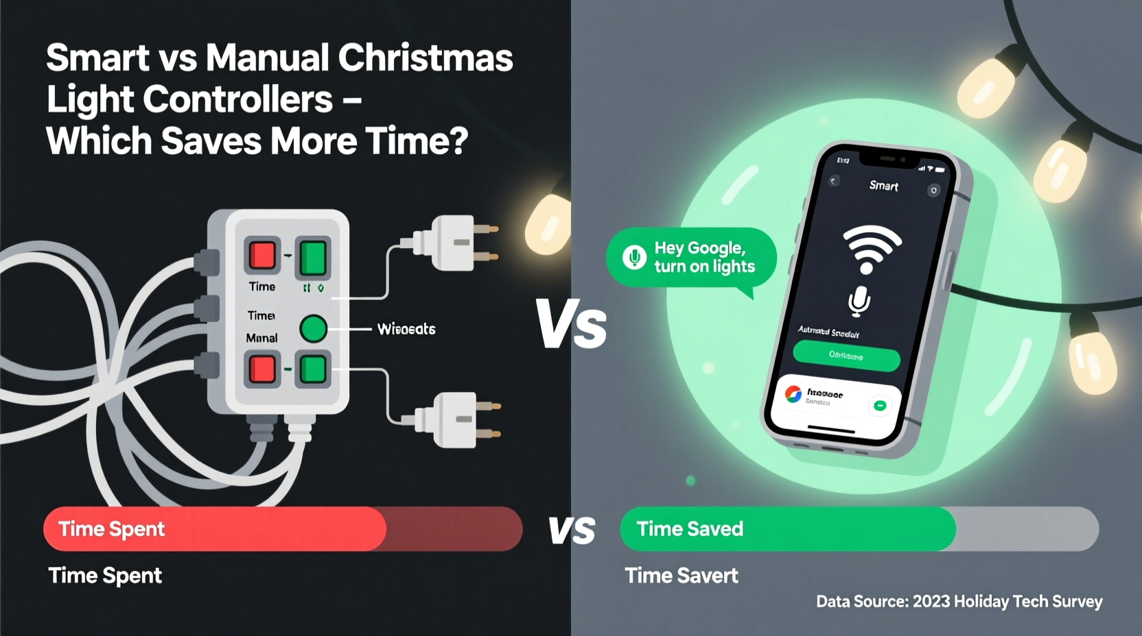 Smart Vs Manual Christmas Light Controllers Which Saves More Time ...