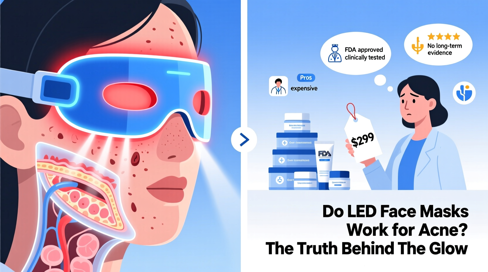 Do LED Face Masks Work For Acne Or Are They Overpriced Gadgets