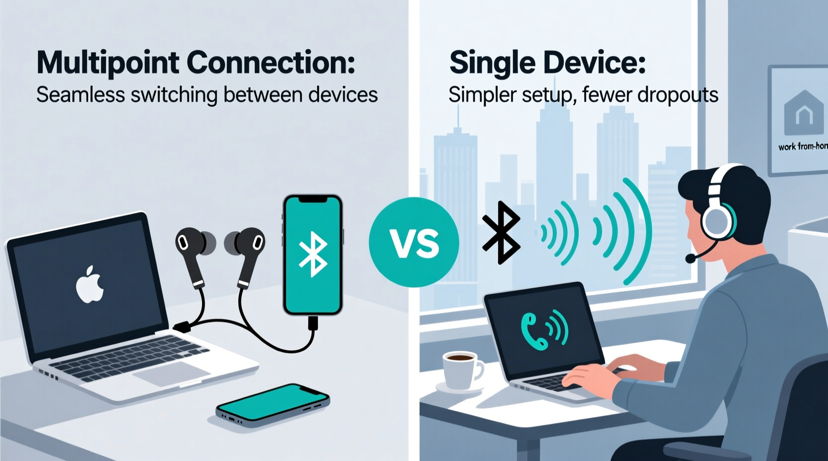 Wireless Earbuds With Multipoint Connection Vs Single Device Which Is ...