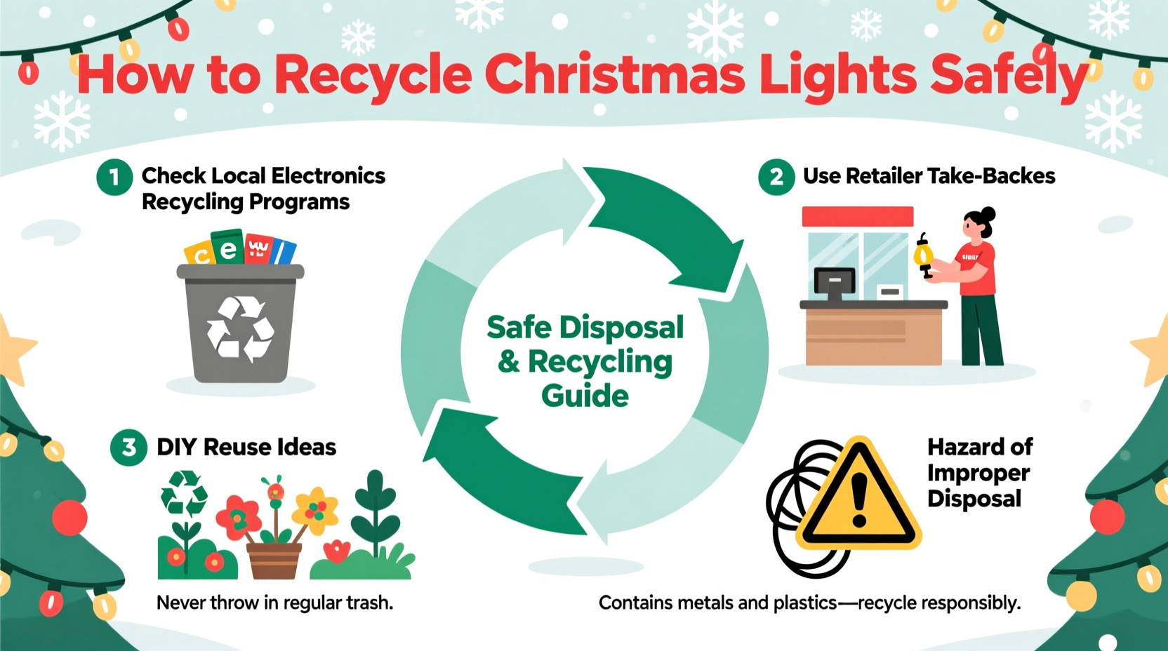 Can You Recycle Old Christmas Lights Where And How To Dispose Of Them ...
