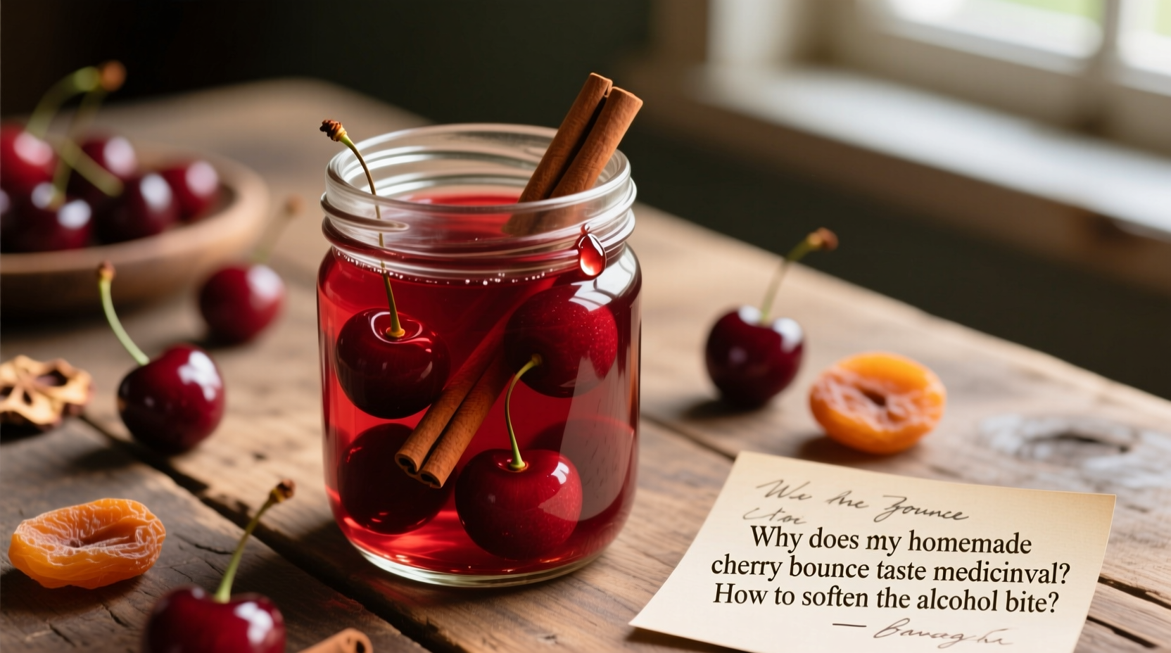 Why Does My Homemade Cherry Bounce Taste Medicinal And How To Soften ...