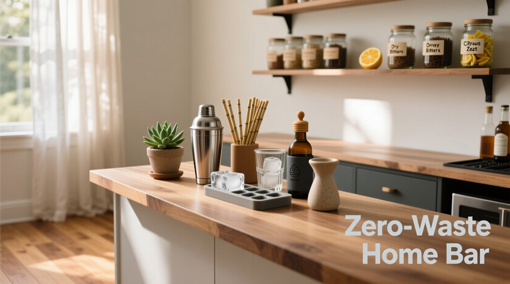 How To Create A Zero-waste Home Bar Using Reusable Accessories
