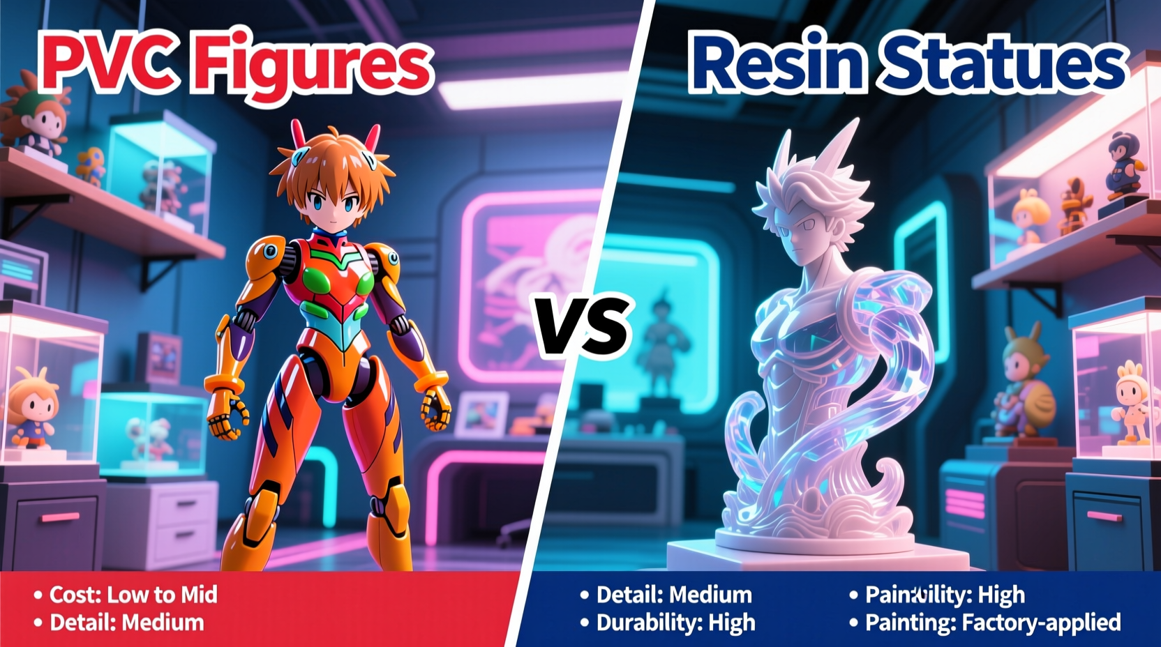 Collecting Anime Figures Pvc Vs Resin Statures Explained