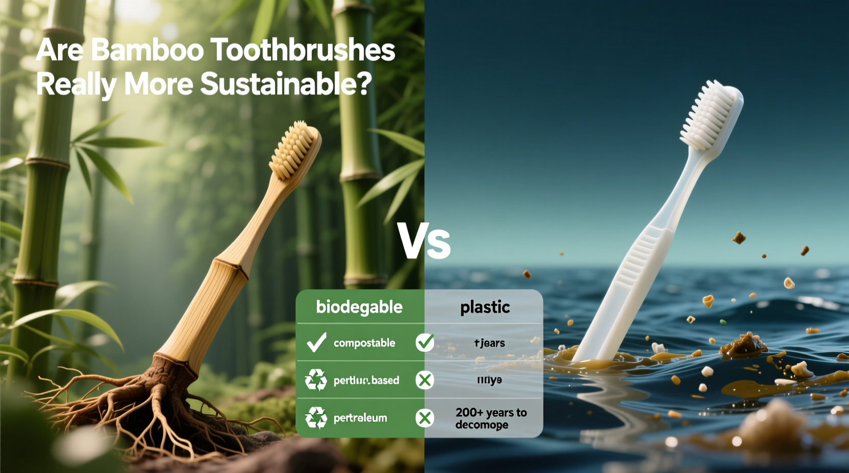 Are Bamboo Toothbrushes Really More Sustainable Than Plastic Ones ...