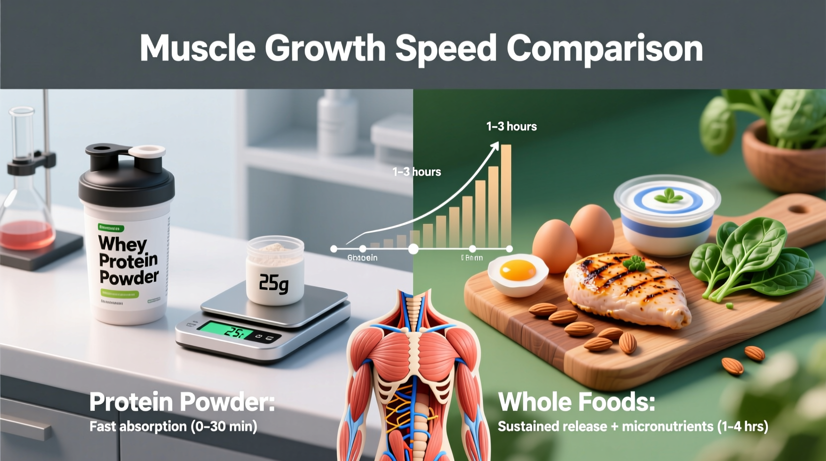 Protein Powder Vs Whole Food Sources After Workout Which Builds Muscle ...