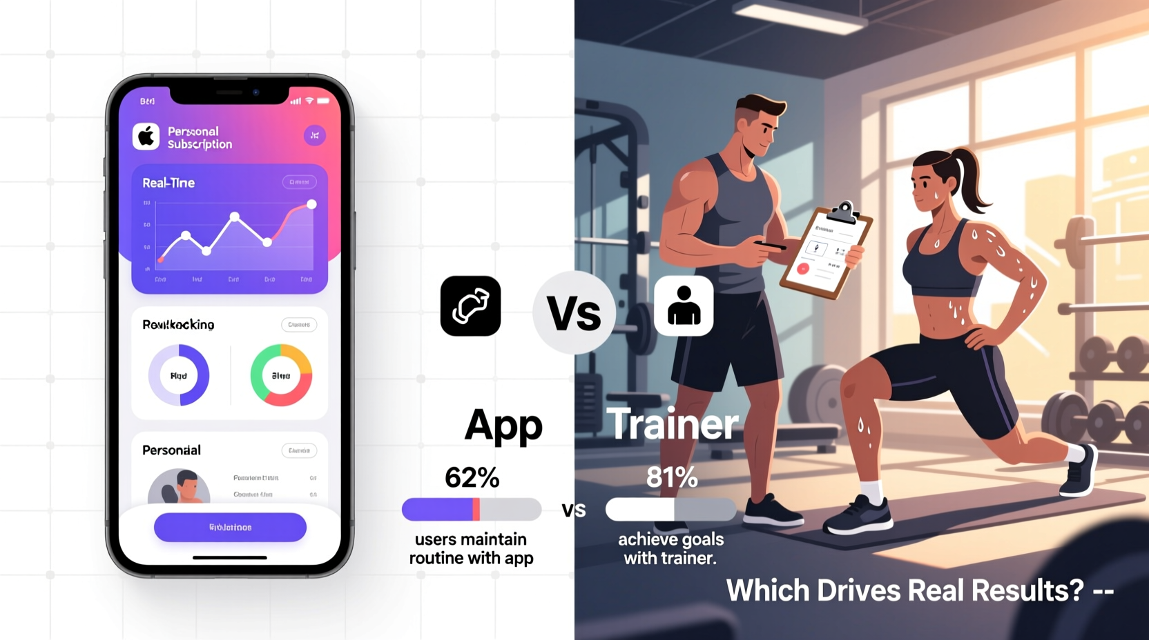 Fitness App Subscription Vs Personal Trainer Which Drives Real Results
