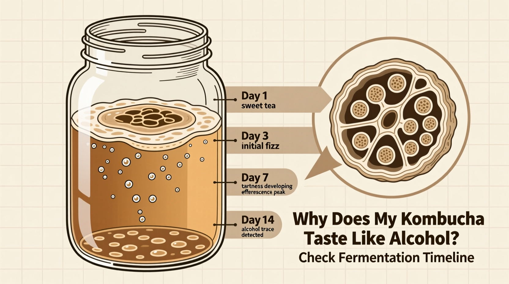 Why Does My Kombucha Taste Like Alcohol Checking Fermentation Timelines