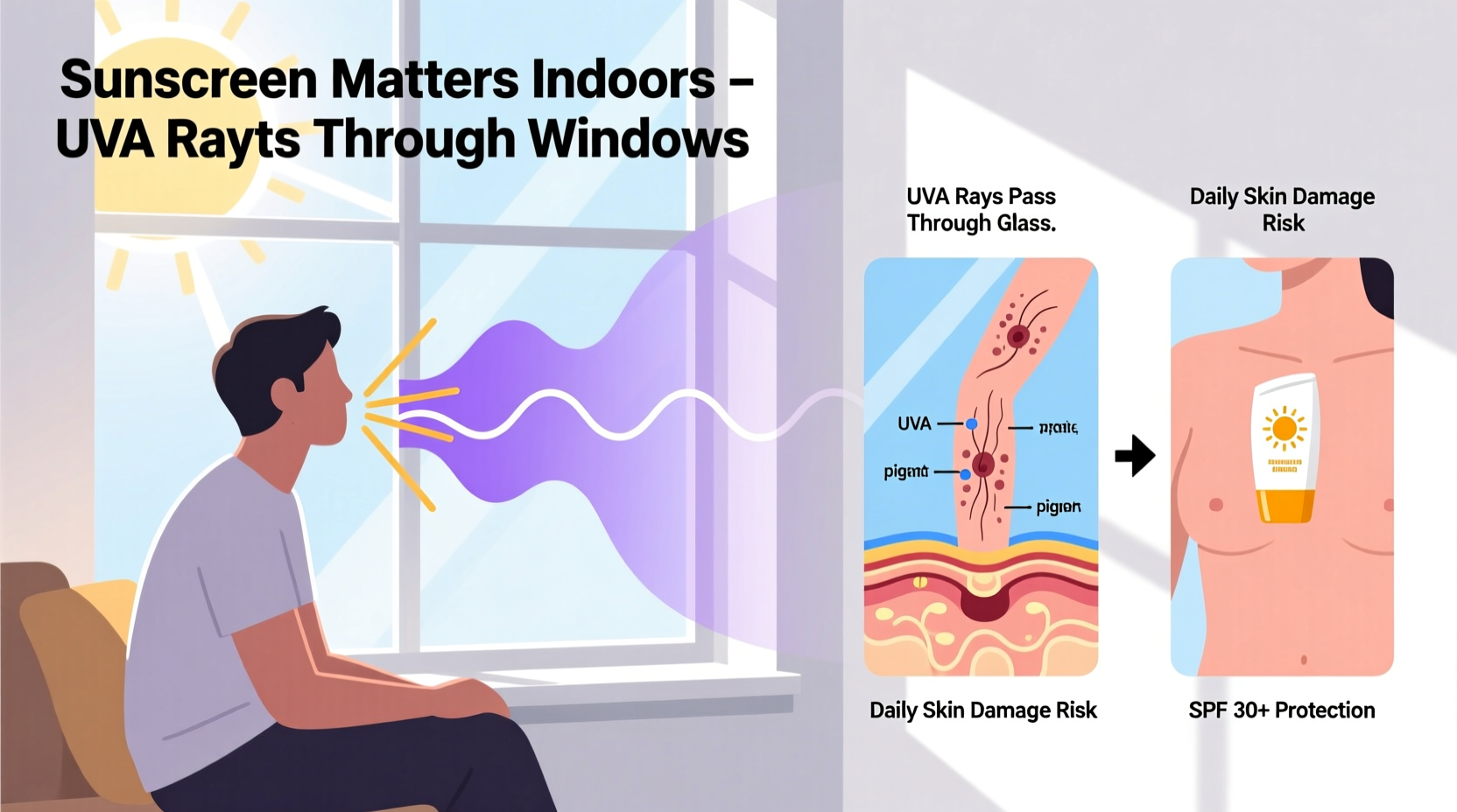 Why Is Sunscreen Important Indoors Understanding Uva Rays Through Windows