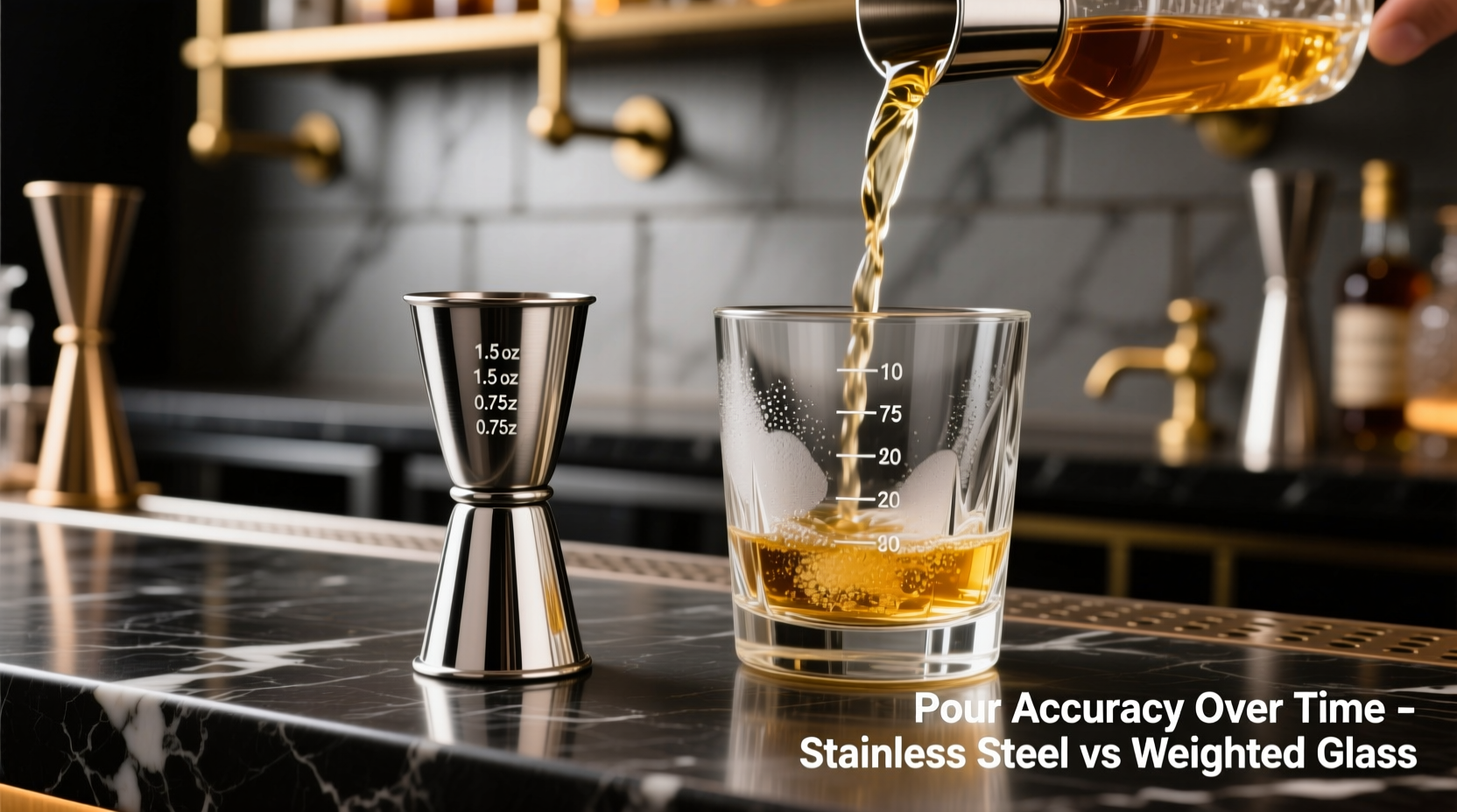 Stainless Steel Jigger Vs Weighted Glass Jigger Which Improves Pour ...