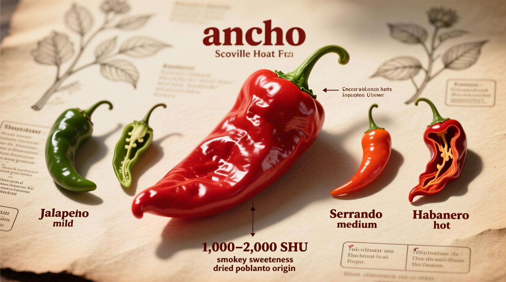 Ancho Chili Pepper Heat Level Explained