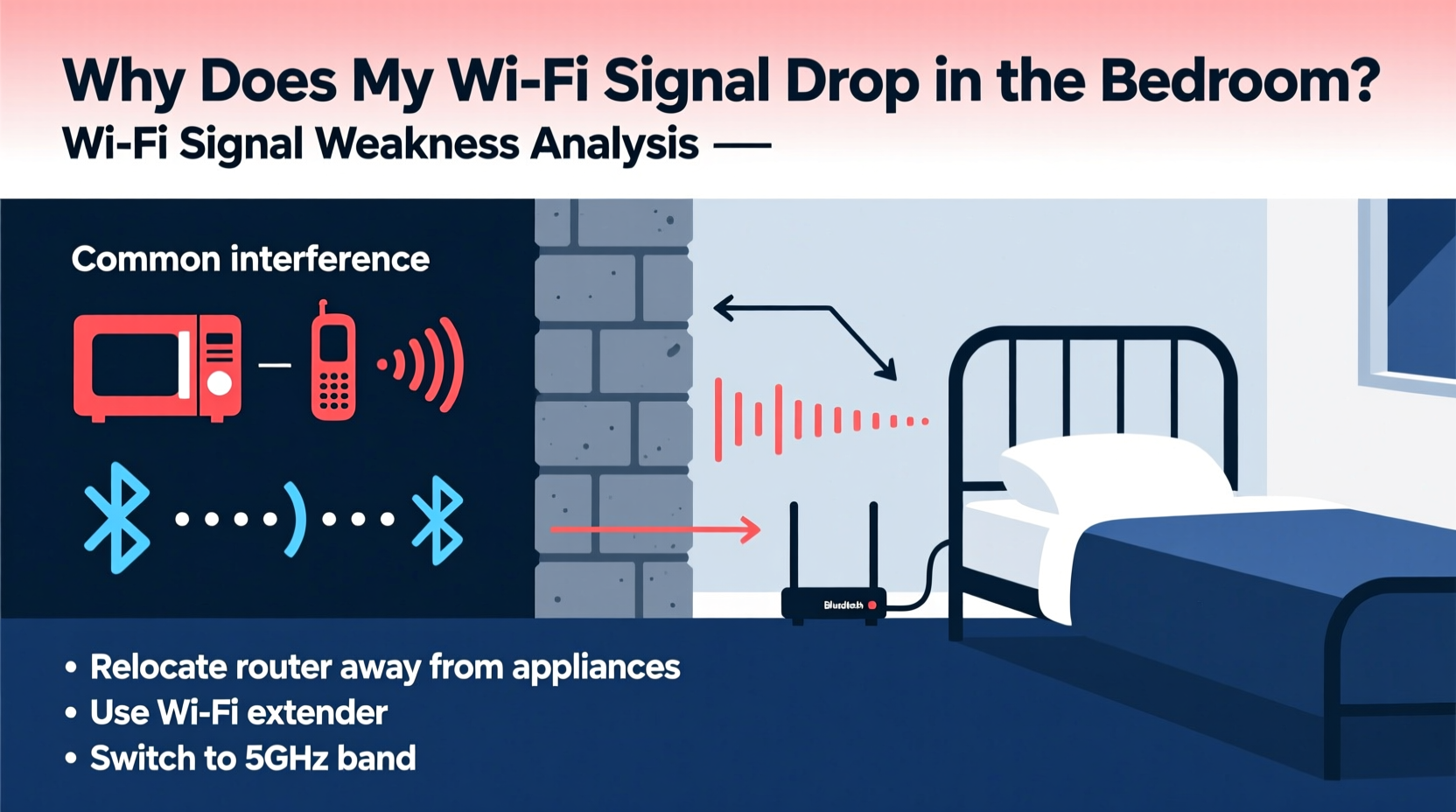 Why Does My Wifi Signal Drop In The Bedroom Common Interference Causes