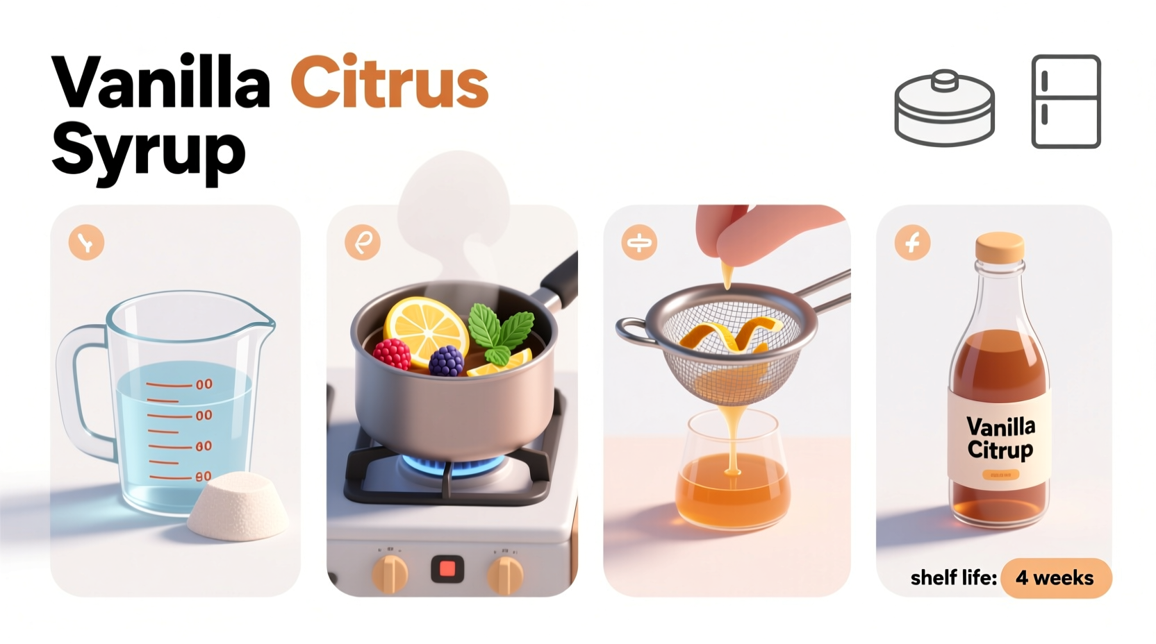 How To Make Flavored Simple Syrups That Last Longer In The Fridge