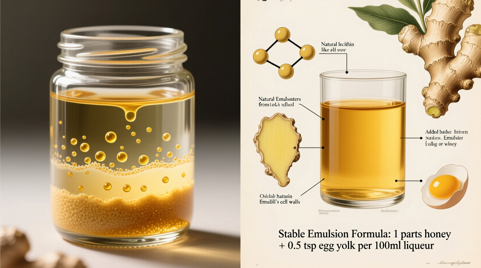 Why Does My Homemade Ginger Liqueur Separate And How To Create Stable ...